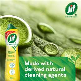 Jif Cream Cleanser With Micro Particles Lemon 500ml | Woolworths