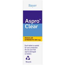 Aspro Clear Pain Relief Soluble Tablets 24 Pack | Woolworths