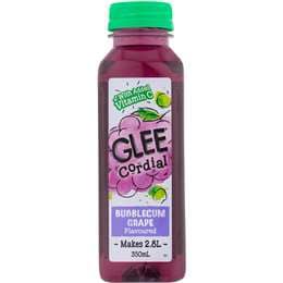 Glee Bubblegum Grape Flavoured Cordial 350ml | Woolworths