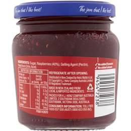Cottee's Raspberry Jam 250g | Woolworths