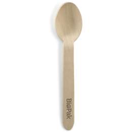 Biopak Biocutlery Wooden Spoons 10 Pack | Woolworths