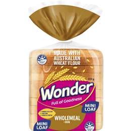 Wonder Wholemeal Mini Loaf 320g | Woolworths