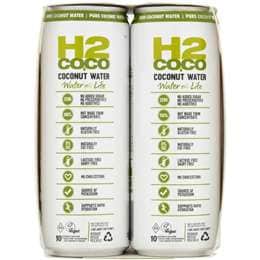 H2coco Pure Coconut Water 355ml X4 Pack | Woolworths