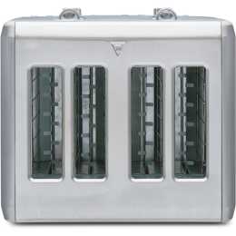 Contempo 4 Slice Toaster - Silver | Woolworths