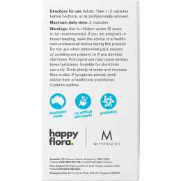 Happy Flora Cleanse & Relieve Laxative Capsules With Prebiotics & Aloe ...