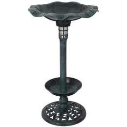 PaWz Bird Bath Feeder Feeding Food Station Ornamental Solar Light 2PC ...