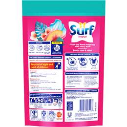 Surf Laundry Capsules Tropical 18 Pack | Woolworths
