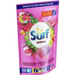 Surf Laundry Capsules Tropical 18 Pack | Woolworths