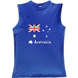 Australia Day Singlet Unisex Small Each | Woolworths