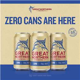 Great Northern Brewing Co Non Alcoholic Beer Cans Multipack 375ml X 6 ...