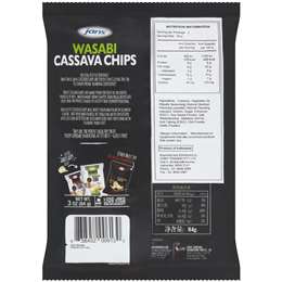 Jans Cassava Chips-wasabi 84g | Woolworths