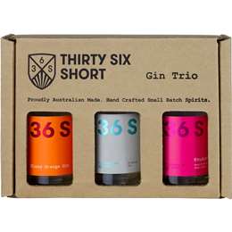 36 Short Gin Trio 3x200ml | Woolworths