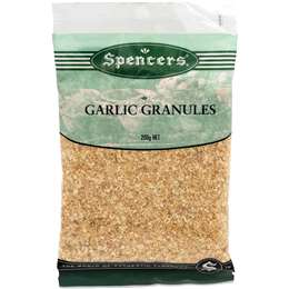 Spencers Garlic Granules Granules Sachet 200g | Woolworths
