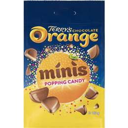 Terry's Chocolate Orange Minis With Popping Candy 140g | Woolworths