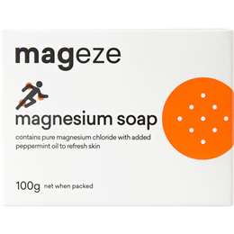 Mageze Magnesium Soap Bar Each | Woolworths