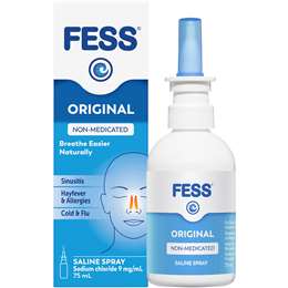 Fess Saline Nasal Spray 75ml | Woolworths