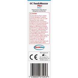 Gc Tooth Mousse Plus Mint 40g | Woolworths