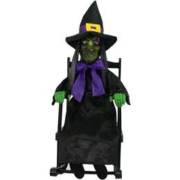 Halloween Animated Witch Rocking Chair Each | Woolworths