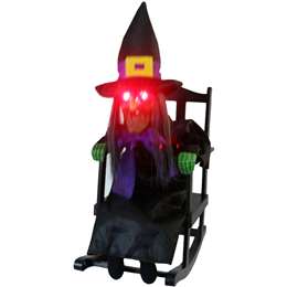 Halloween Animated Witch Rocking Chair Each | Woolworths