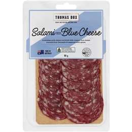 Thomas Dux Salami With Blue Cheese 80g | Woolworths
