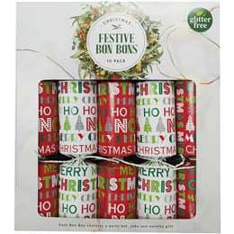 Christmas Bon Bons Festive Traditional 10 Pack | Woolworths
