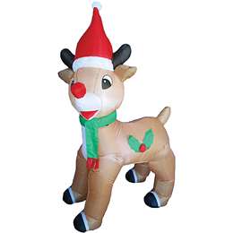 Christmas Inflatables Reindeer 120cm Each | Woolworths
