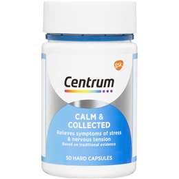 Centrum Benefit Blend Calm & Collected With Ashwagandha & Rhodiola 50 ...