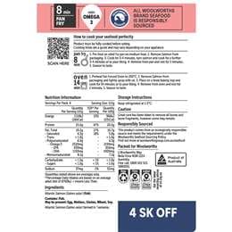 Woolworths Salmon Portions Skin Off 4 Pack | Woolworths