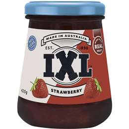 Ixl Reduced Sugar Strawberry Jam 50% Reduced Sugar 425g | Woolworths