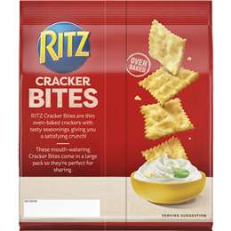 Ritz Cracker Bites Cheddar Cheese Flavour 180g | Woolworths