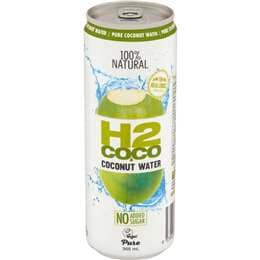 H2coco Pure Coconut Water Can 355ml | Woolworths