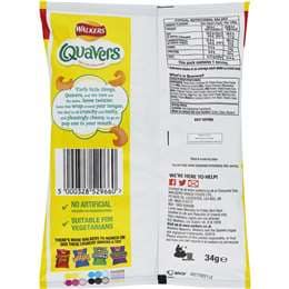 Walkers Quavers Cheese 34g | Woolworths