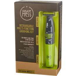Urbane Mess Rechargeable Multi-function Grooming Kit Each | Woolworths