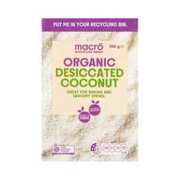 Macro Organic Desiccated Coconut 250g | Woolworths