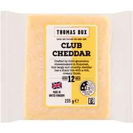 Thomas Dux Club Cheddar Cheese 235g | Woolworths