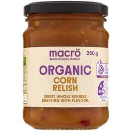 Macro Organic Corn Relish 250g | Woolworths