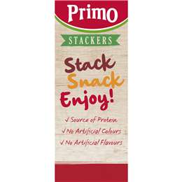 Primo Stackers Mild Salami Cheddar Cheese & Crackers 3 Pack | Woolworths