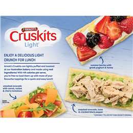Arnott's Cruskits 98% Fat Free Crispbreads 125g | Woolworths