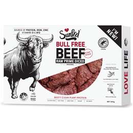 Sunfed Bull Free Beef Raw Diced 300g | Woolworths