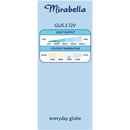 Mirabella 6w Led Gu5.3 12v Cool White Light Globe 2 Pack | Woolworths