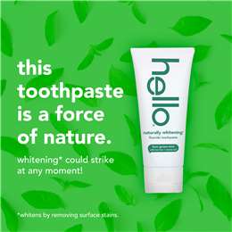 Hello Whitening Toothpaste Natural Mint & Tea Tree 110g | Woolworths