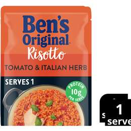 Ben's Original Risotto Tomato & Italian Herb Microwavable Rice 250g ...