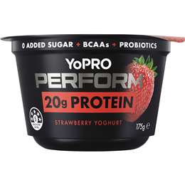 Yopro Perform High Protein Yoghurt No Added Sugar Strawberry 175g ...
