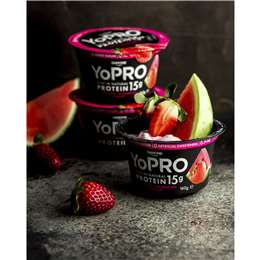 Yopro Danone High Protein Yoghurt Strawberry Watermelon 160g | Woolworths