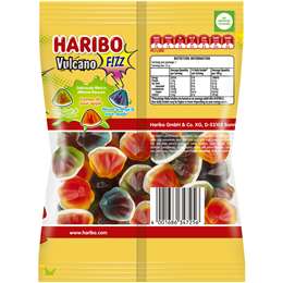 Haribo Volcano Fizz Lollies Share Size 140g | Woolworths