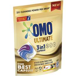 Omo Ultimate 3 In 1 Capsule 17 Pack | Woolworths