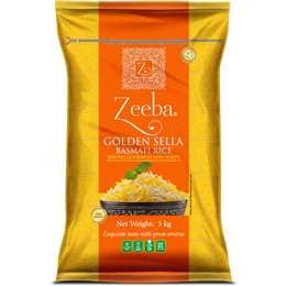 Zeeba Golden Sella Basmati Rice 5kg | Woolworths