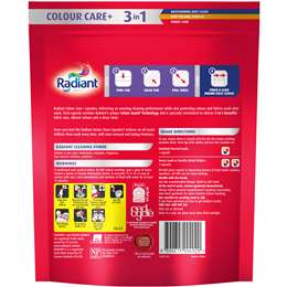 Radiant Colour Care+ Liquid Laundry Capsules Detergent Washing 28 Pack ...