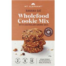 Mt Elephant Banana Oat Superfood Cookie Mix 375g | Woolworths