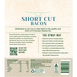 Otway Shortcut Bacon 200g | Woolworths
